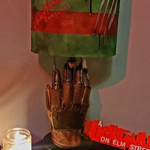 Freddy Krueger | A Nightmare on Elm Street | Halloween Accent Lamp | Handmade Horror Lamp - Etsy