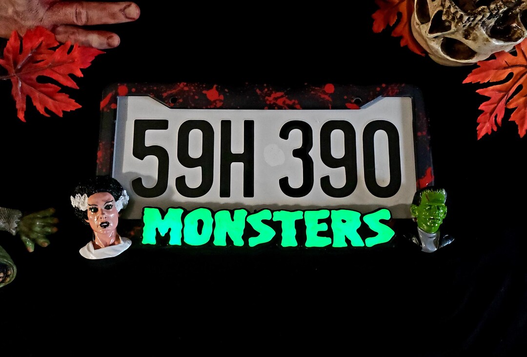Handmade Universal Monsters Bride of Frankenstein Glow in the Dark ...