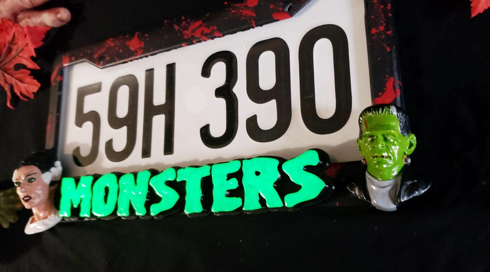 Handmade Universal Monsters Bride of Frankenstein Glow in the Dark ...