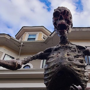 Custom Life-size Decomposing Skeleton Corpse Halloween Horror Party ...