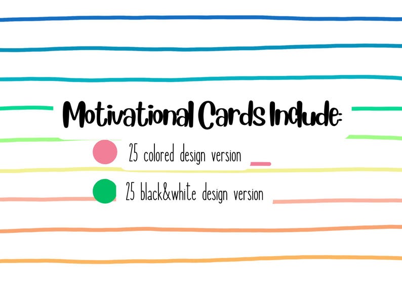 Printable Motivational Cards for Students; K-5 Editable Notes From ...