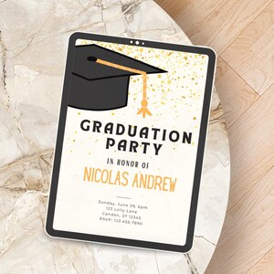 Graduation Invitation, Grade Invite - Etsy