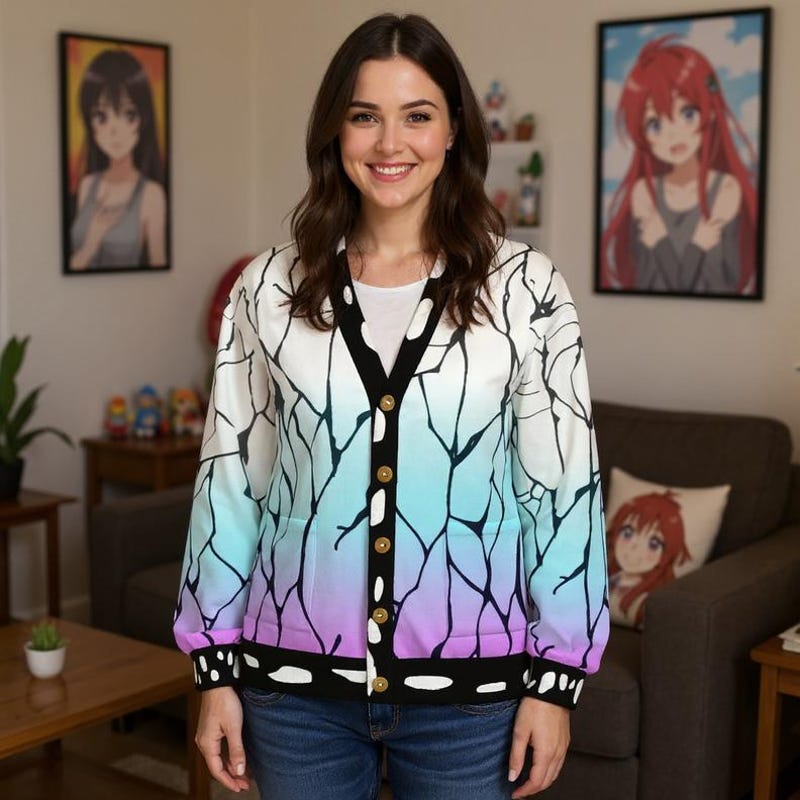 Demon Slayer Cardigan - Etsy