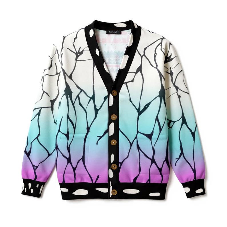 Shinobu Kocho Butterfly Cardigan - Demon Slayer Hashira Apparel - Etsy