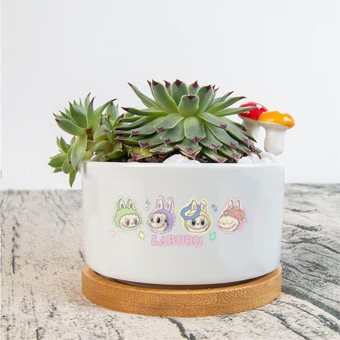 LABUBU Flowerpot Custom Plant Pot, Personalized Planter, Succulent ...