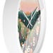 Whimsical Floral Wall Clock, Nature Inspired Home Decor, Garden Theme ...