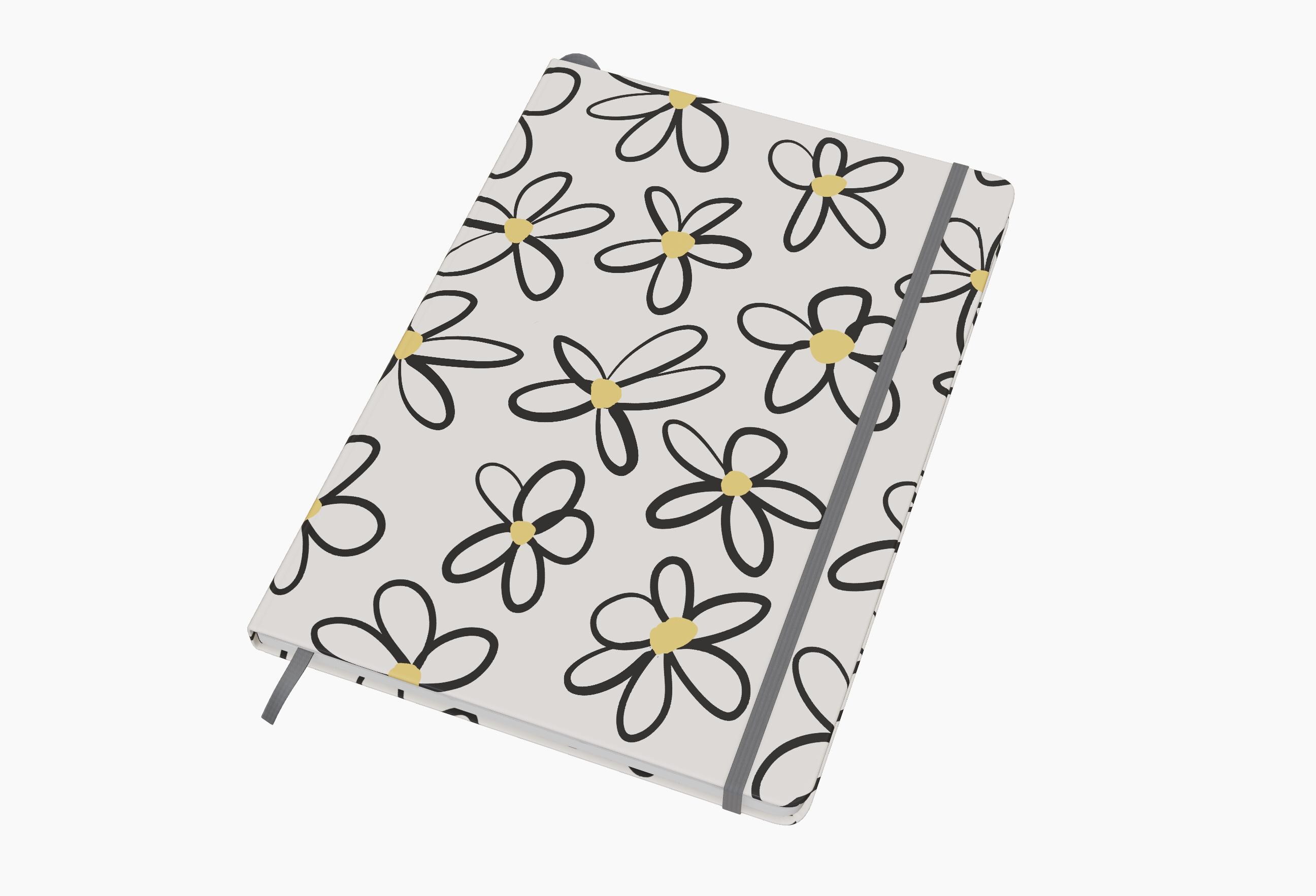 Retro Daisy Seamless Pattern | Hand-drawn 1970s Flower Print | Groovy ...
