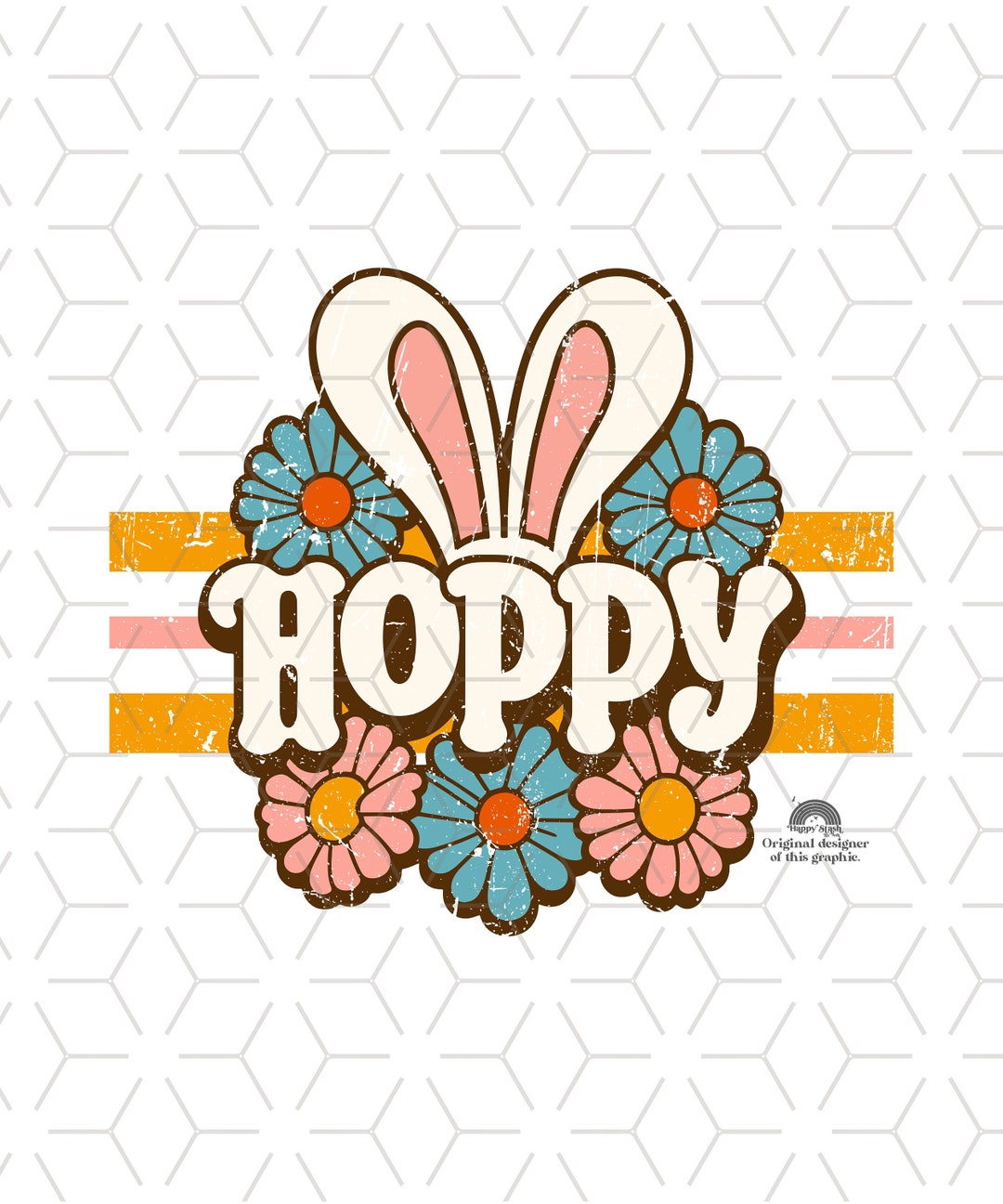 Easter Bunny Ears PNG: Hoppy Floral Sublimation (digital Download) - Etsy