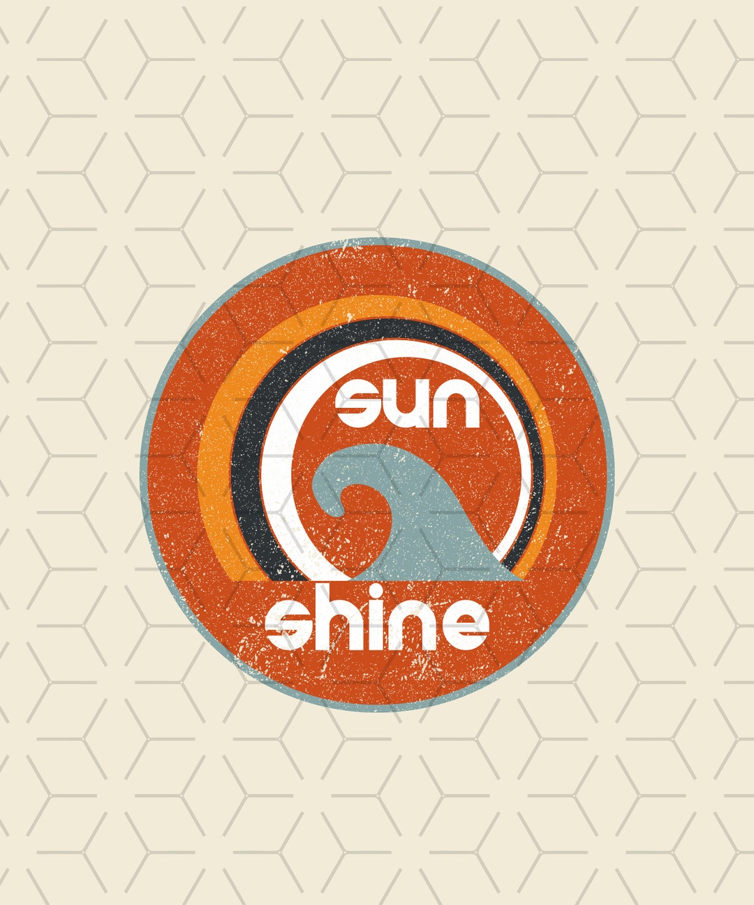 Retro Sunshine PNG: Vintage Beach Clipart (digital Download) - Etsy