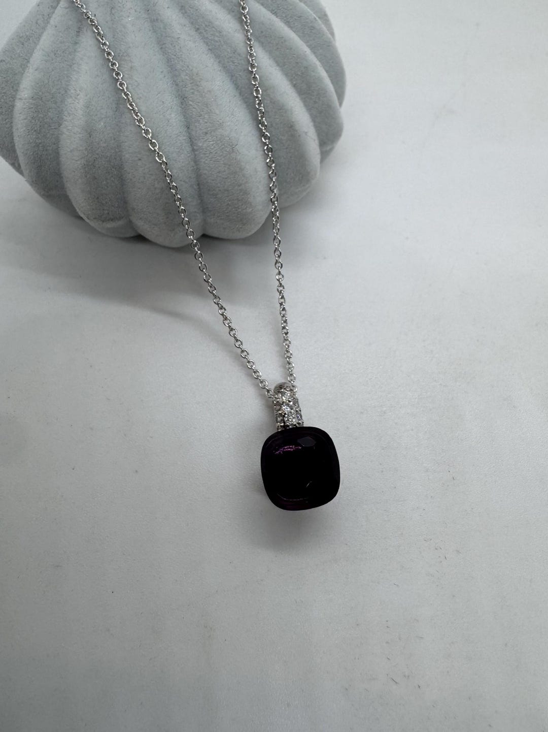 Atemberaubende Pomellato Design 750 Gestempelte Halskette, Amethyst ...