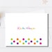 Polka Dot Stationery / Personalized Stationary / Personalized Note ...