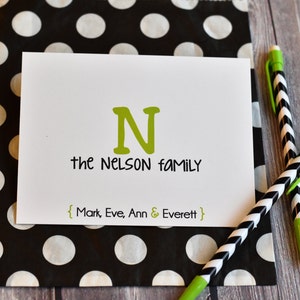 Family Stationery / Personalized Family Stationary / Personalized Note ...