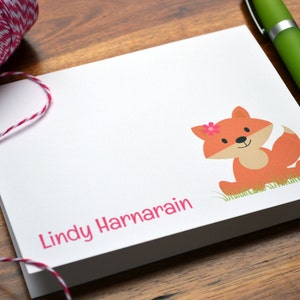 Fox Personalized Stationery / Personalized Stationary / Personalized ...