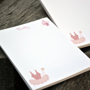 Personalized Notepads / Ballerina Notepads / Notebook / Personalized ...