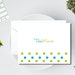 Personalized Polka Dot Note Cards / Personalized Stationery / Thank You ...