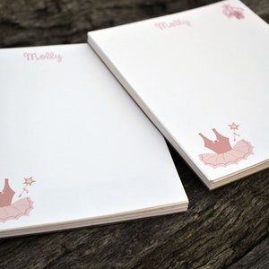 Personalized Notepads / Ballerina Notepads / Notebook / Personalized ...