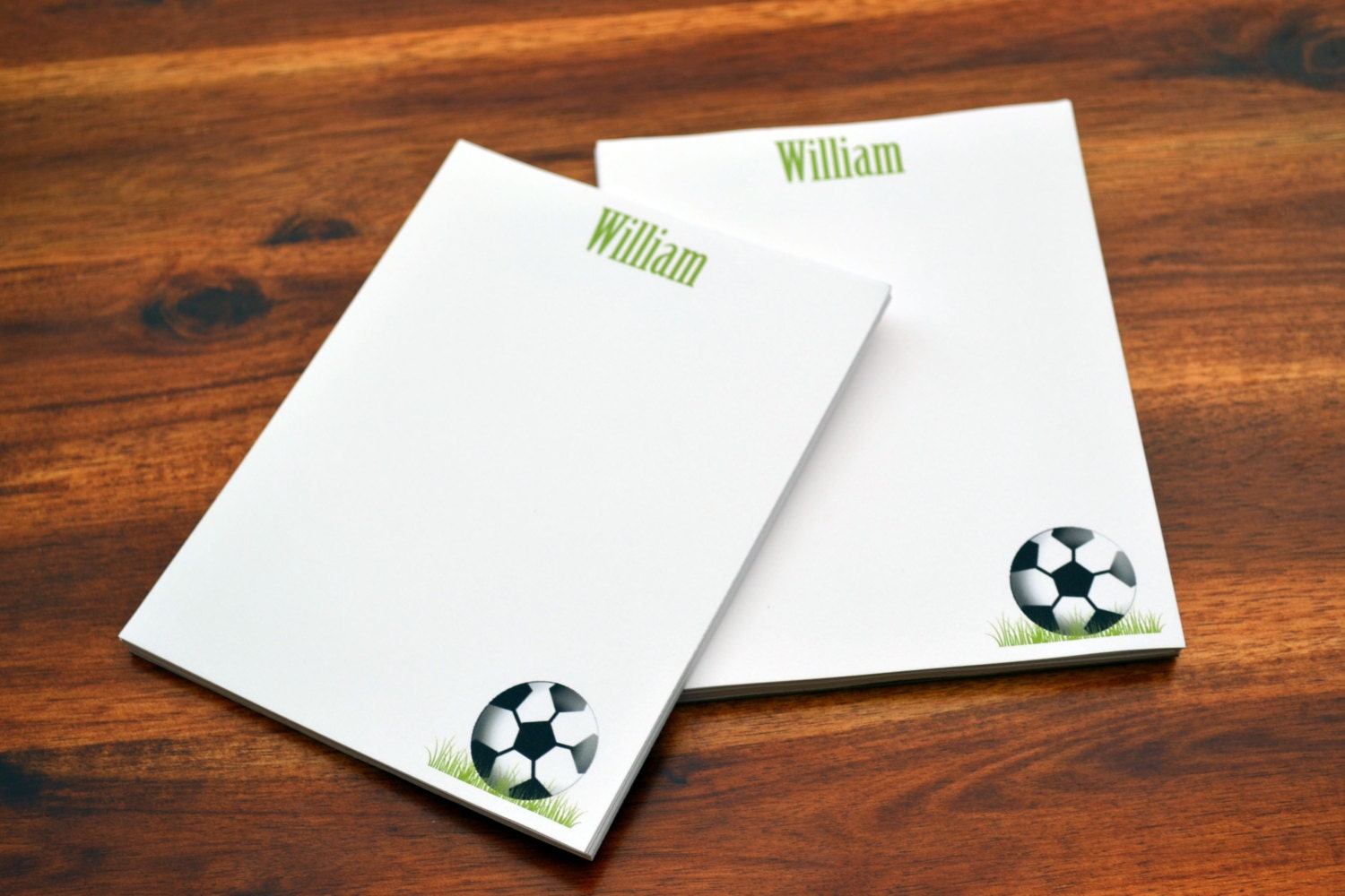 Set of 2 Personliazed Notepads / Soccer Notepads / Coach Gift - Etsy