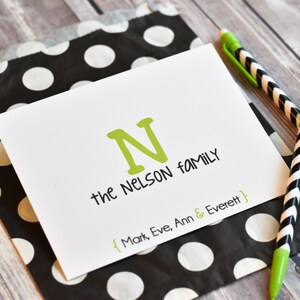 Family Stationery / Personalized Family Stationary / Personalized Note ...