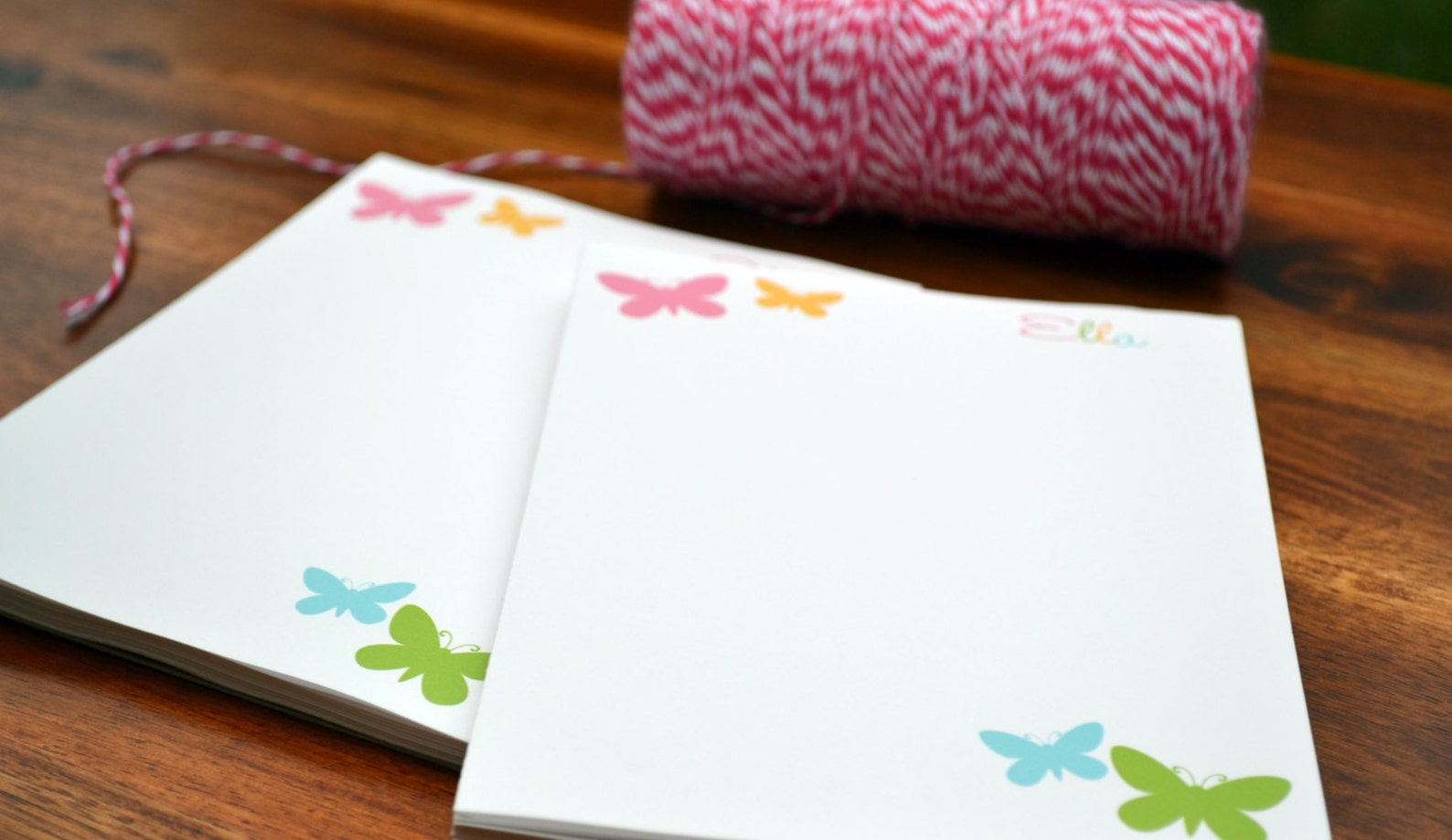 Butterfly Notepads /personalized Notebook / Personalized - Etsy