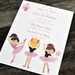 Ballet Party Invitation / Ballerina Party Invitation / Kids - Etsy