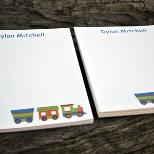 Personalized Notepads / Train Notepads /personalized Notebook ...