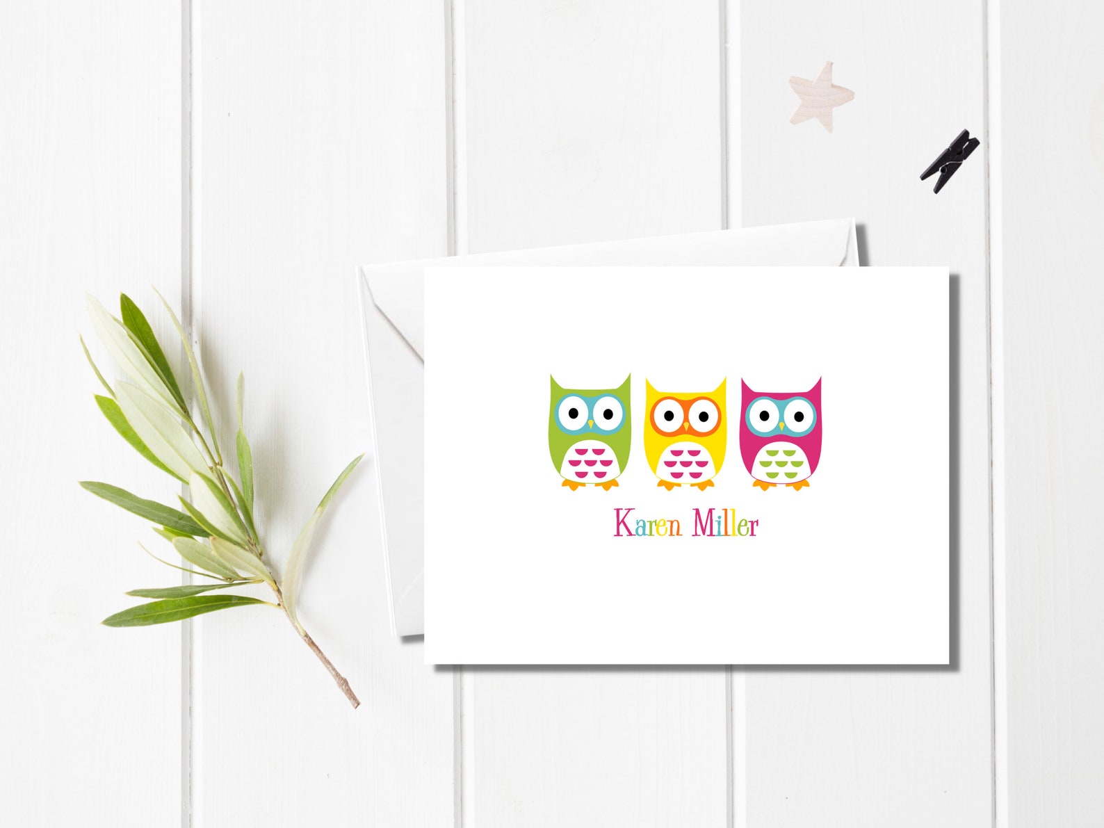 Owl Personalized Stationery / Personalized Stationary / Personalized ...