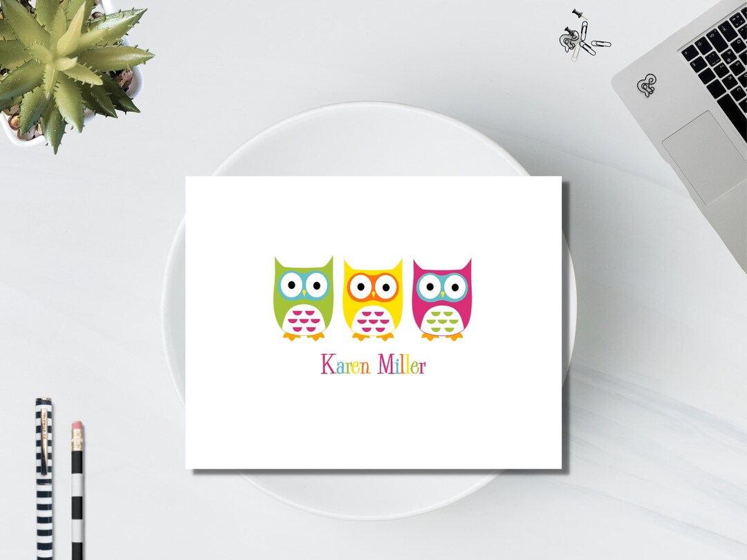 Owl Personalized Stationery / Personalized Stationary / Personalized ...