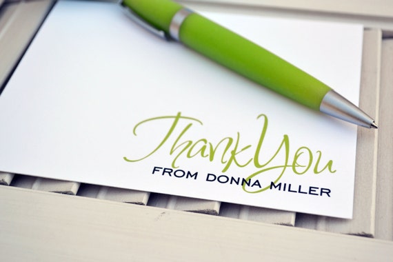 Thank You Note / Personalized Stationery / Personalized | Etsy