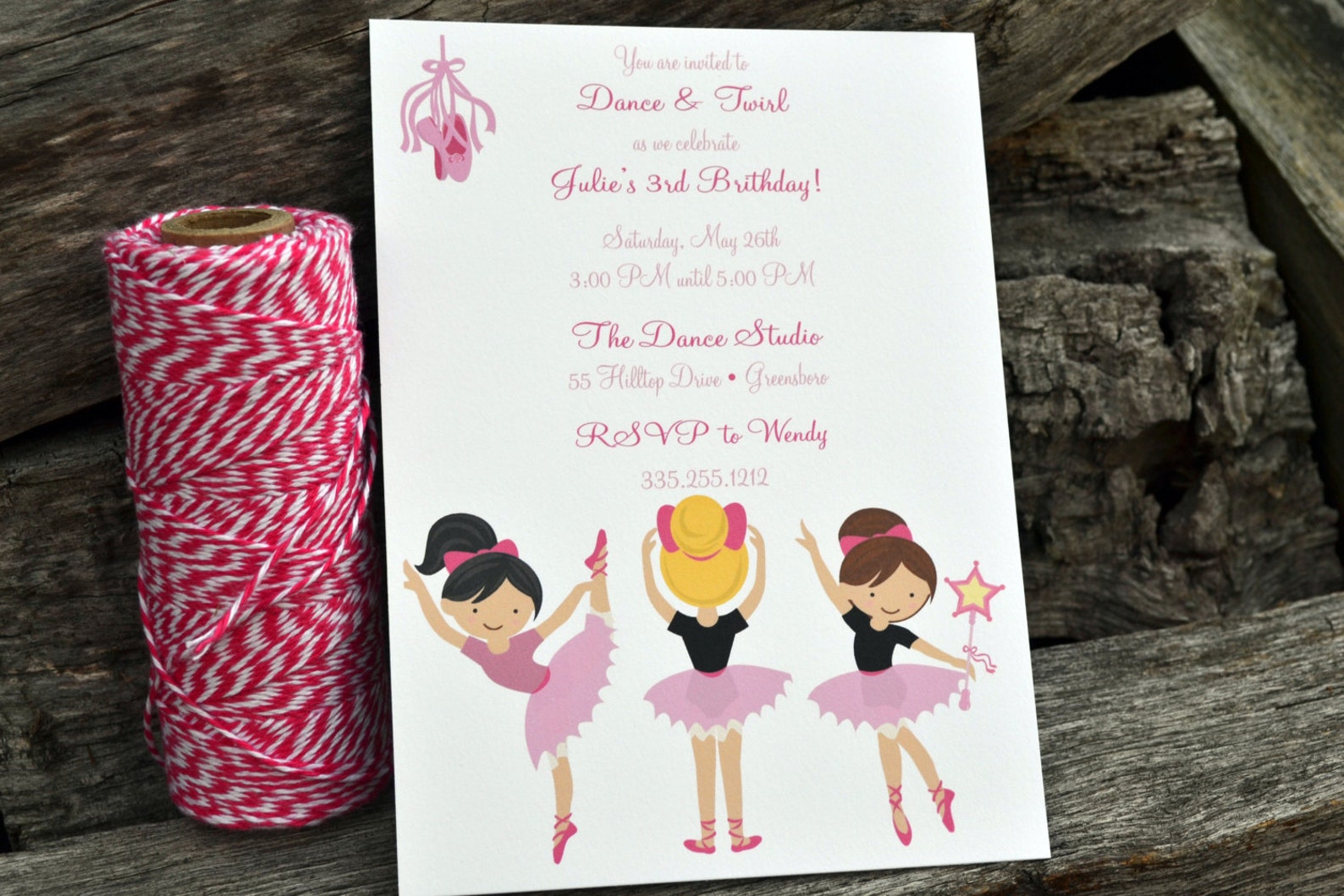 Ballet Party Invitation / Ballerina Party Invitation / Kids - Etsy