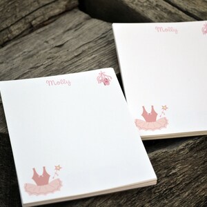Personalized Notepads / Ballerina Notepads / Notebook / Personalized ...