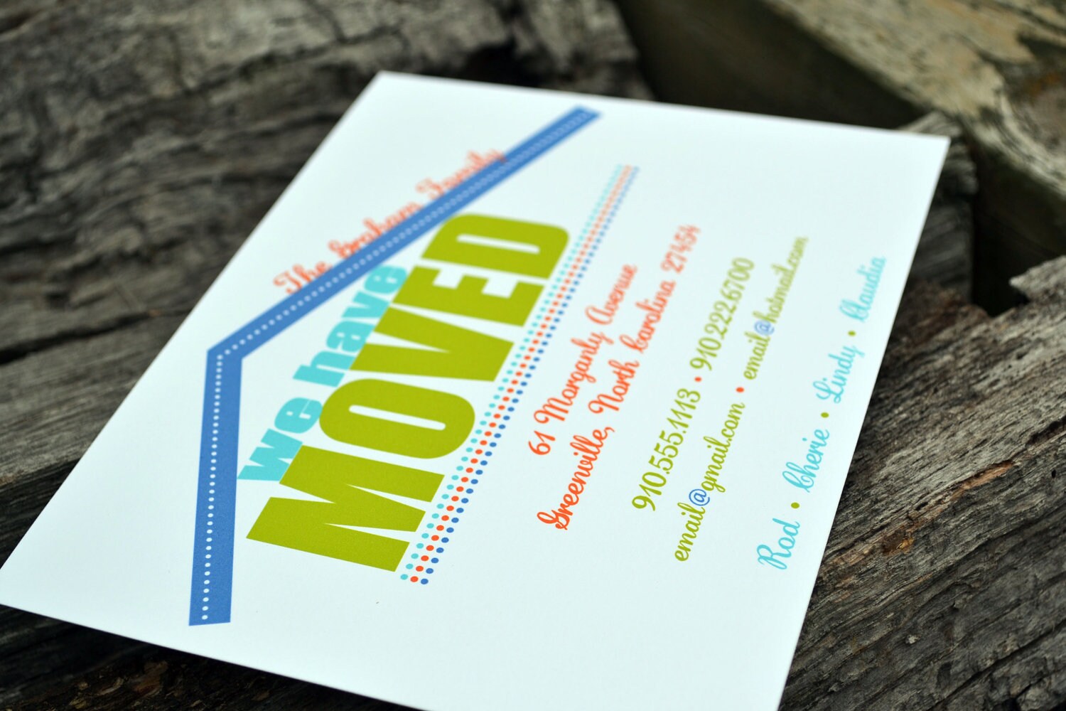 Moving Announcement Modern Home Change of Address Cards | Etsy