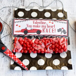Valentine's Day Treat Bag Topper / Valentines Day Bag Toppers / Race ...