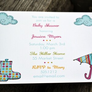 Rain Boots Party or Shower Invitation - Etsy