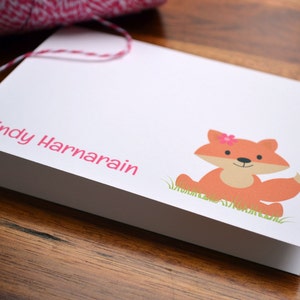 Fox Personalized Stationery / Personalized Stationary / Personalized ...