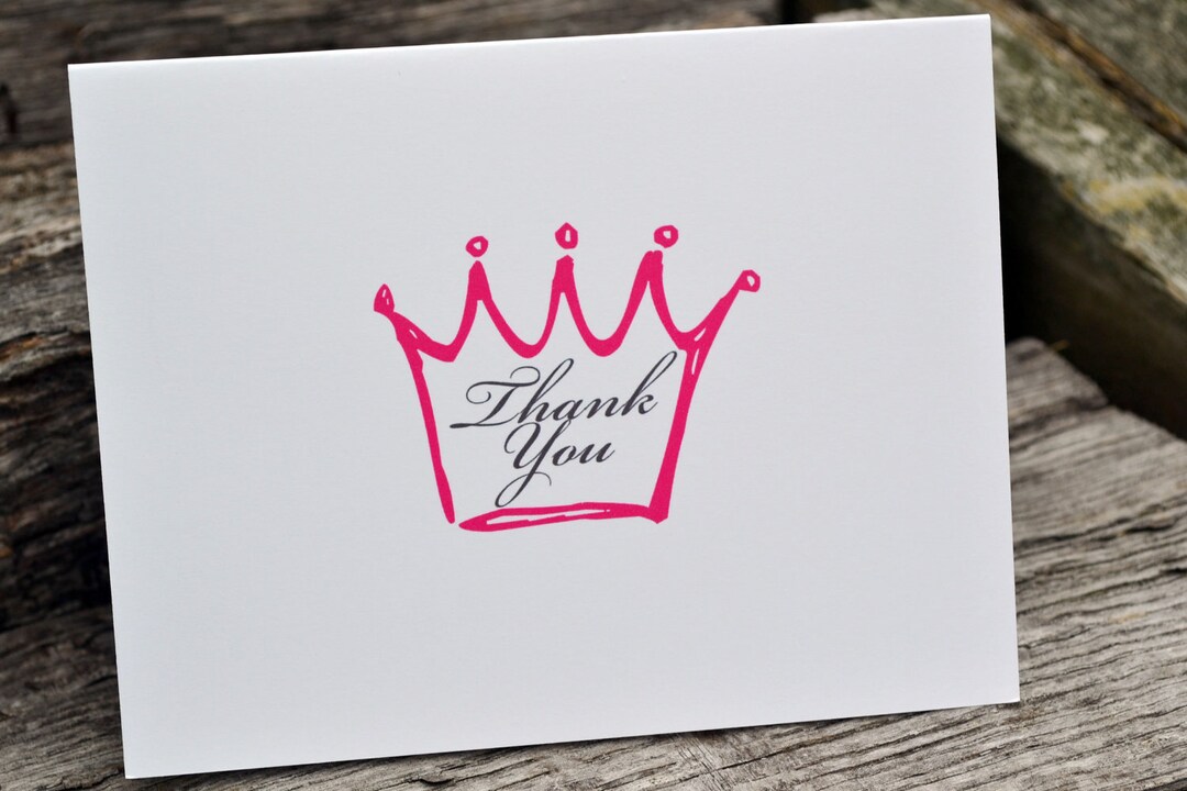 Thank You Note Cards - Princess Thank You Notes - Princess Note Cards ...