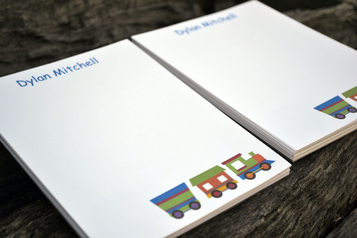 Personalized Notepads / Train Notepads /Personalized Notebook | Etsy