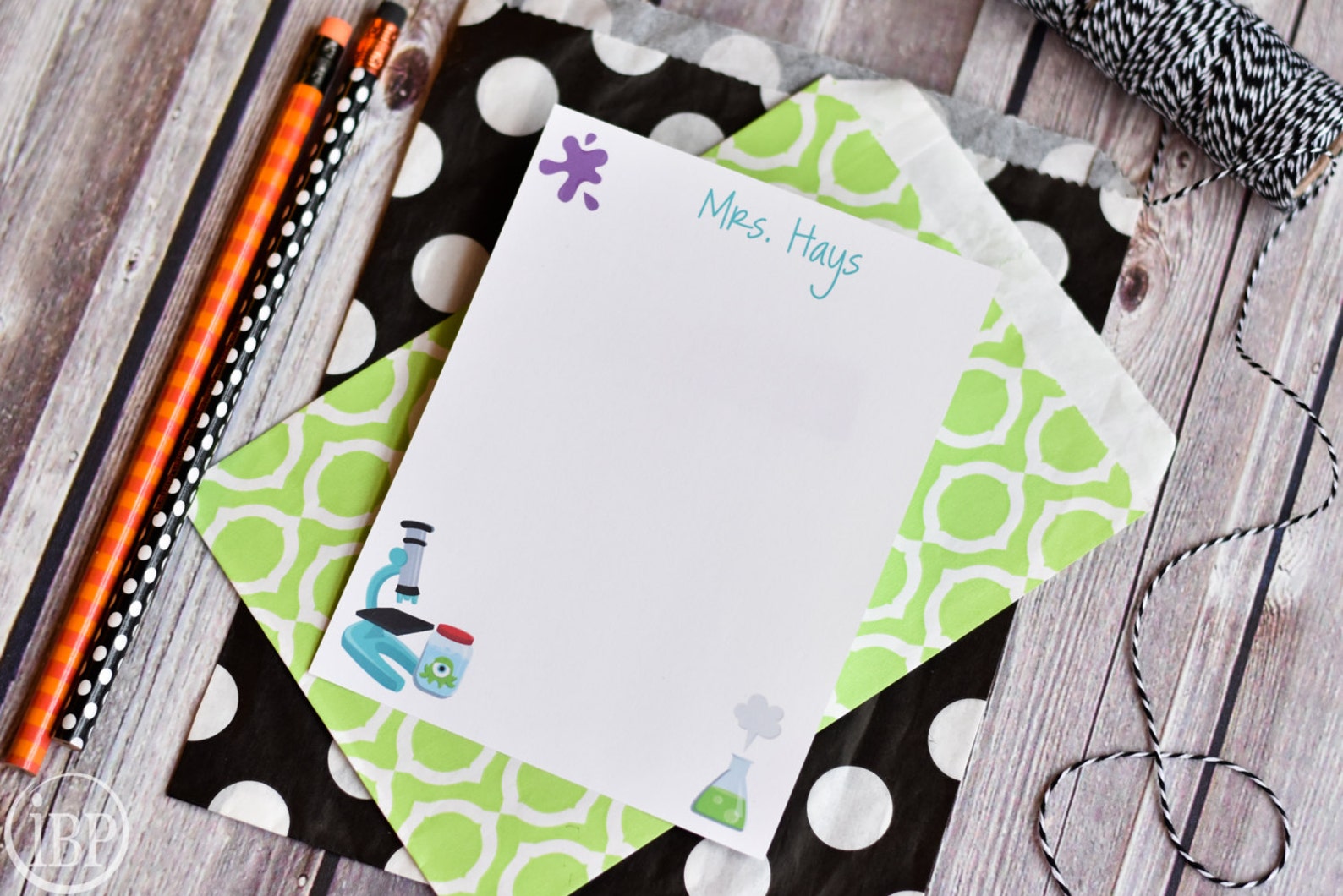 Personalized Science Notepads / Personalized Notebook / - Etsy