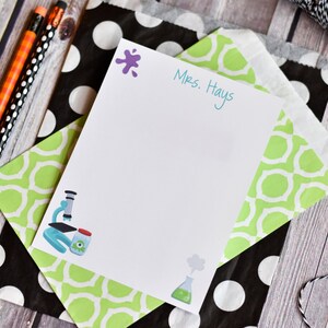 Personalized Science Notepads / Personalized Notebook / Personalized ...