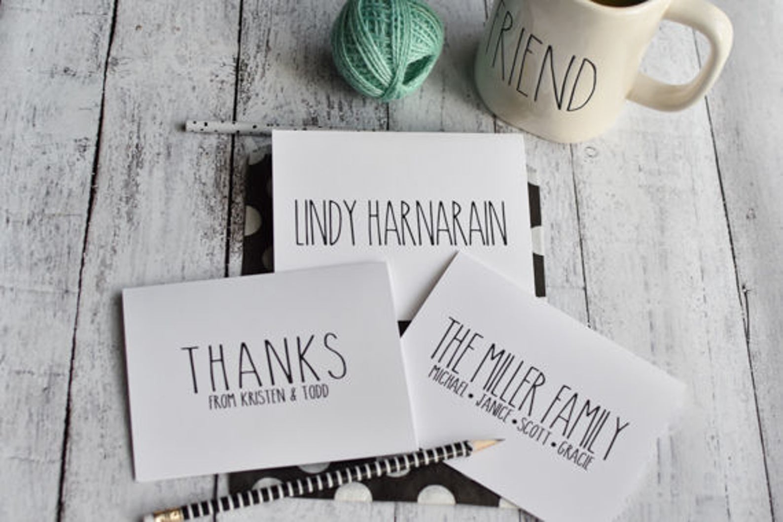 Personalized Couples Thank You Notes Personalized Thank You | Etsy