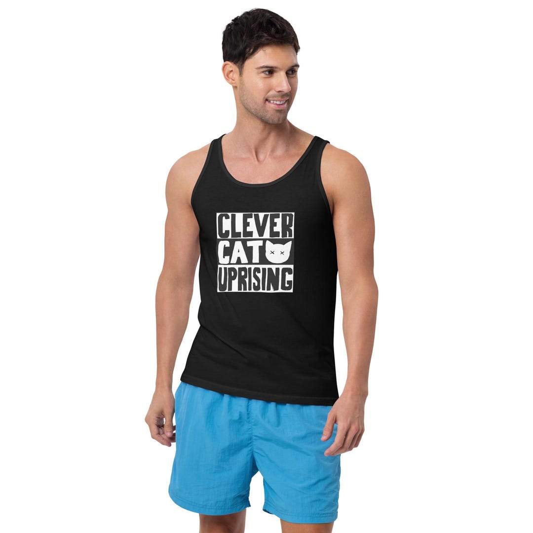 Logo Tank Gender Neutral Clever Cat Uprising - Etsy
