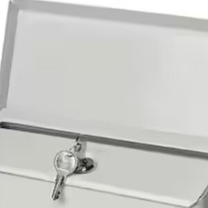 Burgundy Roses Mailbox, Hand Painted, UV Resistant, Horizontal Medium ...