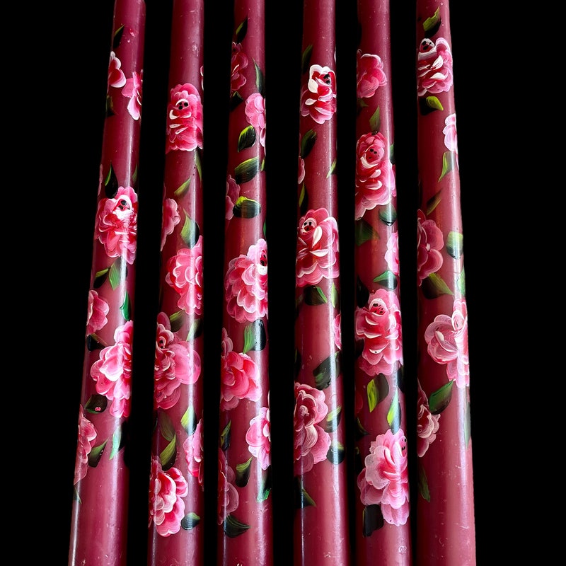 Hand Painted Roses - Etsy