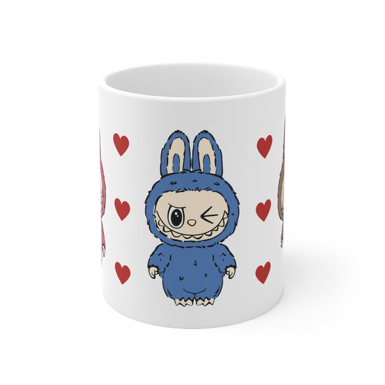 Labubu Mug, Cute Labubu Character Cup, Gift for Pop Mart Fans ...