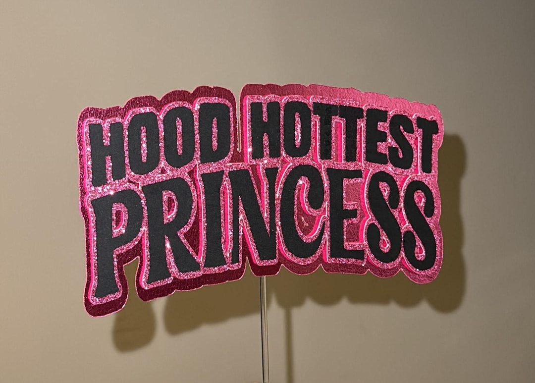 Hoods Hottest Princess Sexy Red Cake Topper - Etsy