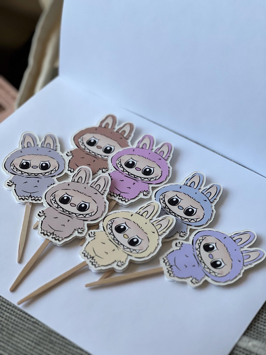 Labubu Cupcake Toppers, Birthday Party, Custom Toppers - Etsy Australia