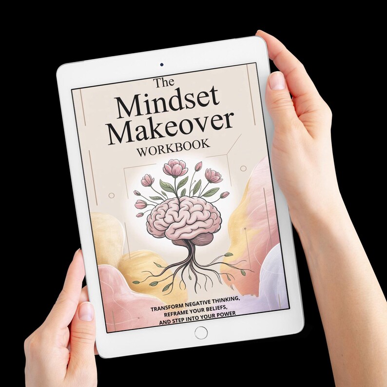 The Mindset Makeover Workbook | Printable & Digital PDF | Self Growth ...