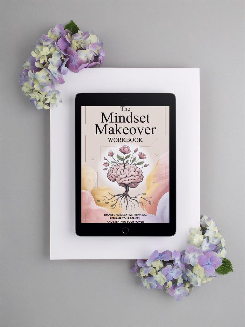 The Mindset Makeover Workbook | Printable & Digital PDF | Self Growth ...