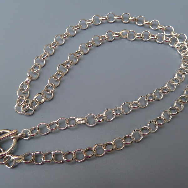 925 Rolo Chain - Etsy