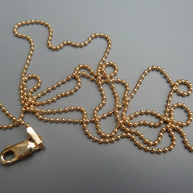 Gold Ball Chain - Etsy UK