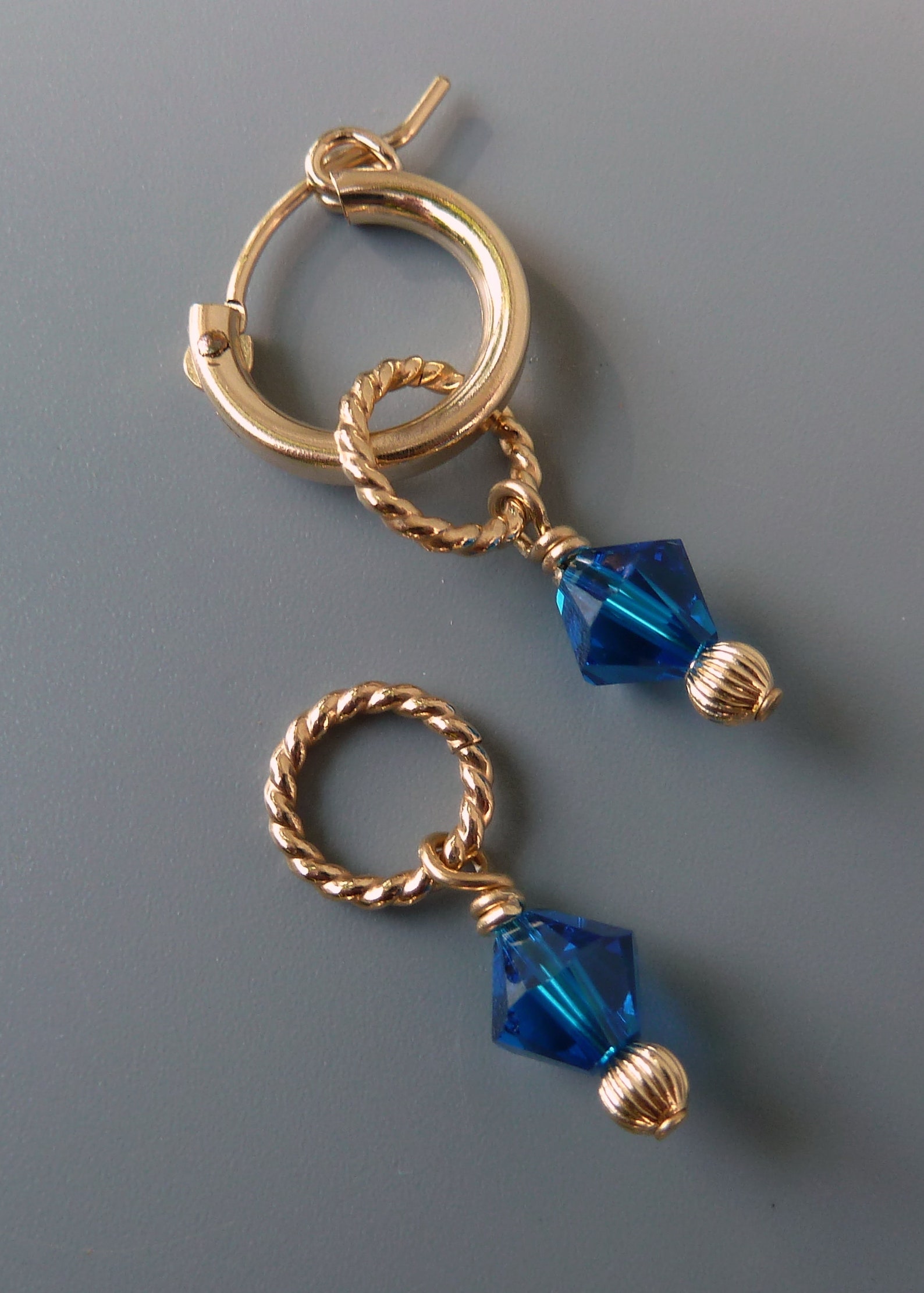 Gold Earring Charms Interchangeable Earrings Earring Drops - Etsy